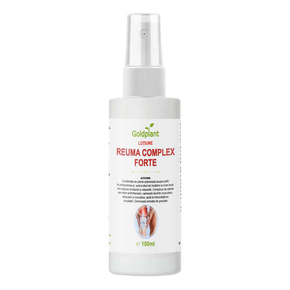 Reuma Complex Forte – Loțiune 100ml, Extract concentrat – Goldplant