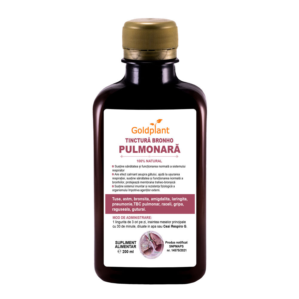 Bronho Pulmonară – Tinctură 200ml, Extract concentrat după rețetă trad ...