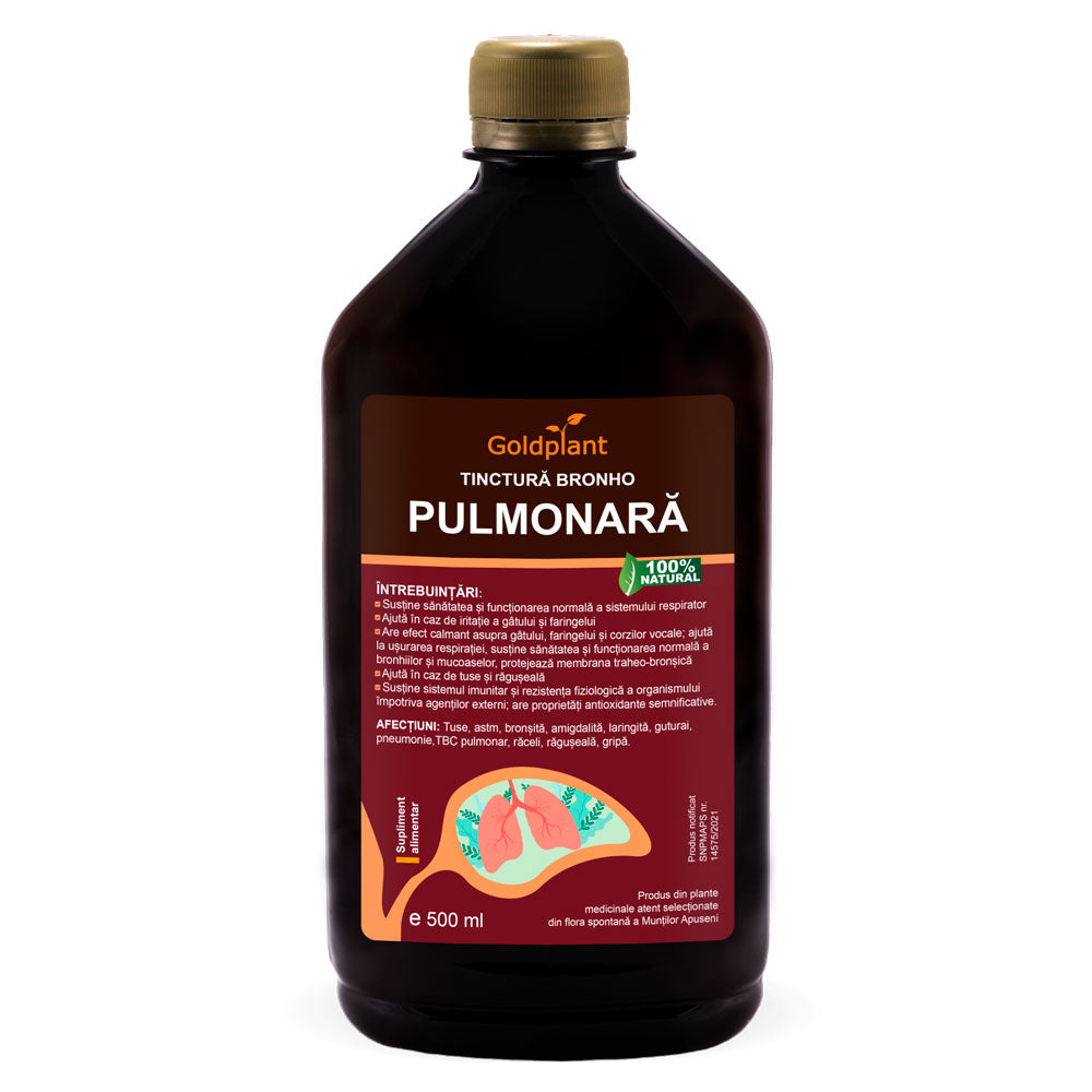 Bronho Pulmonară – Tinctură 500ml, Extract concentrat după rețetă trad ...