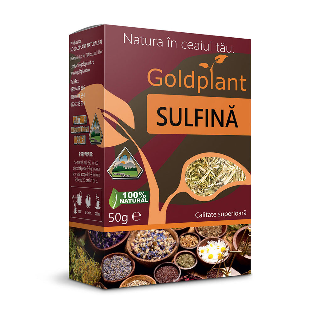 Sulfină – Ceai natural 50g – Goldplant